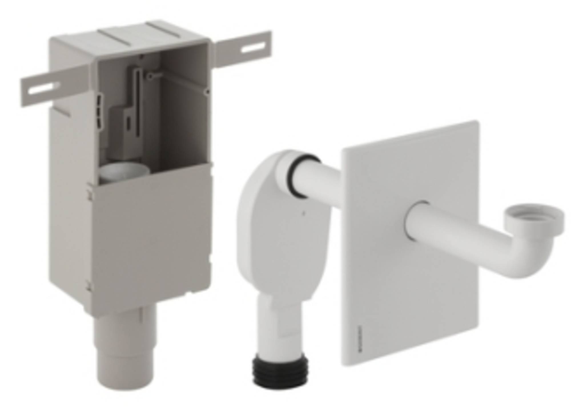 Geberit inbouw sifon met inbouw kast voor wastafel - Saniweb.be