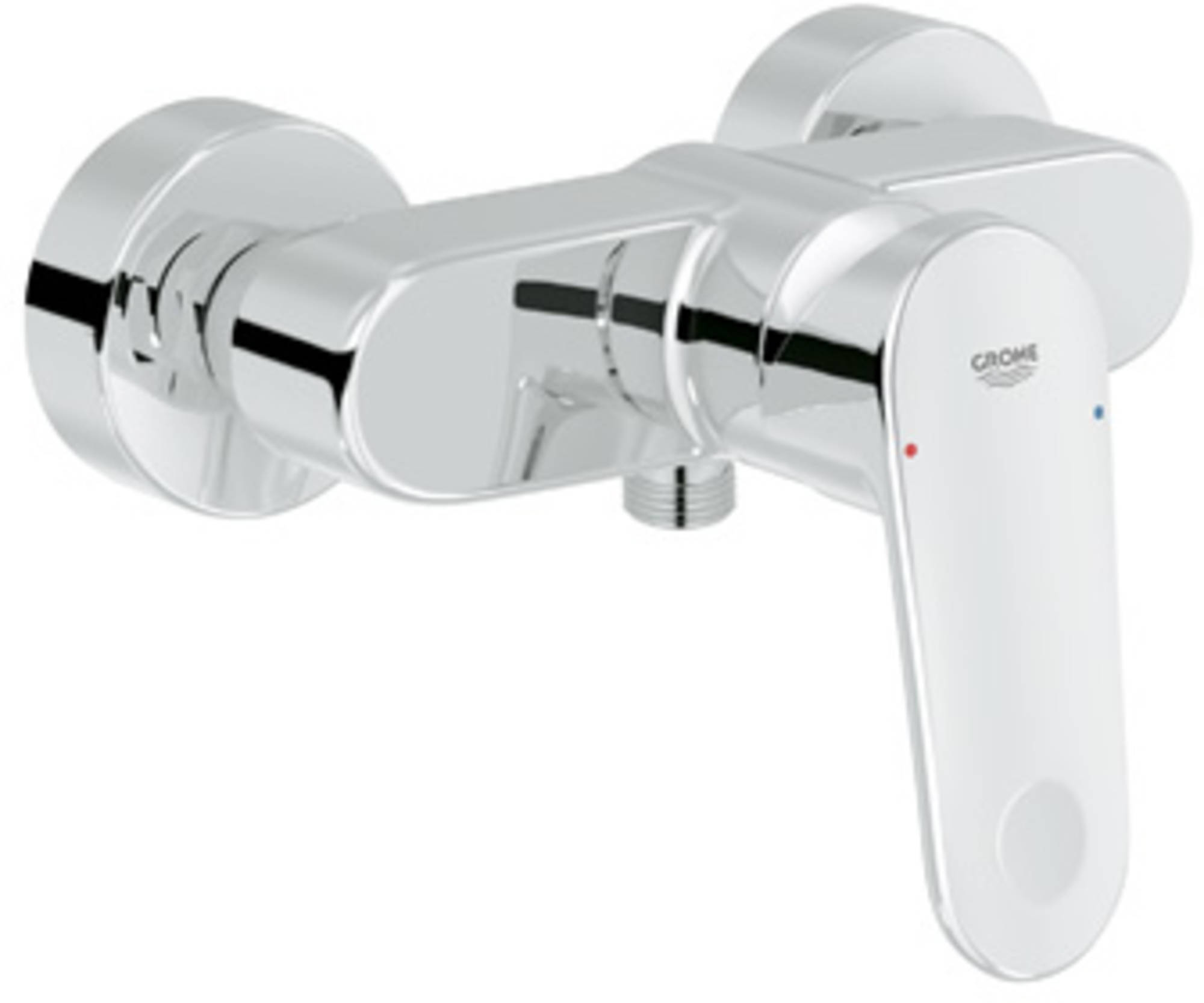 Grohe Europlus douchekraan Chroom - Saniweb.be