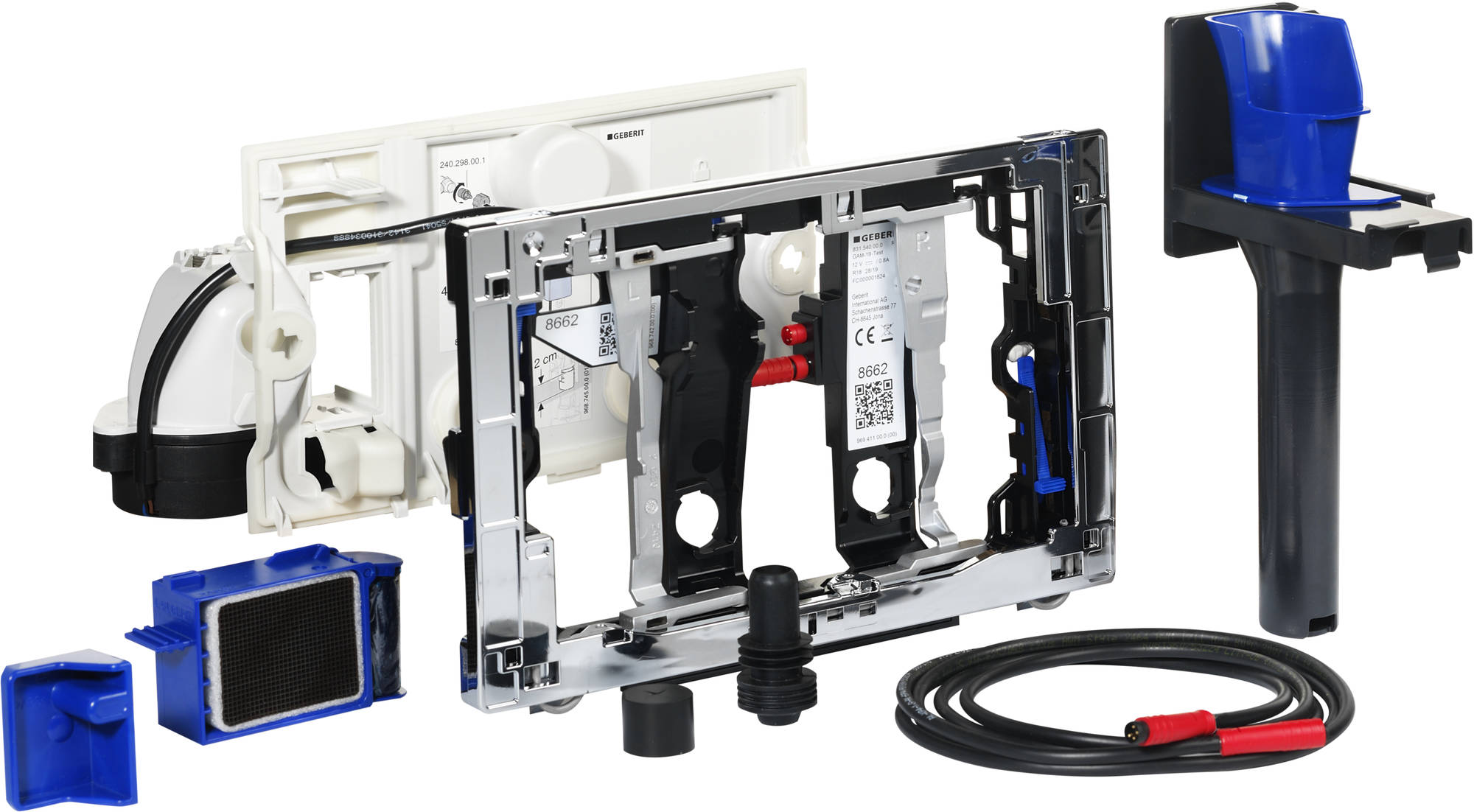 Geberit DuoFresh Module Automatisch Activering Glansverchroomd voor ...