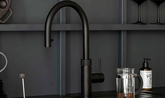 Quooker Flex met PRO3 boiler 3-in-1-kraan Zwart - Saniweb.be